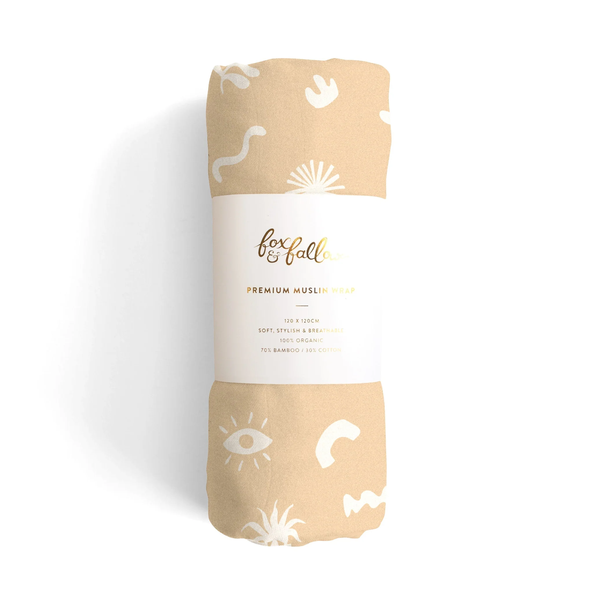 Fox & Fallow Organic Muslin Wrap Swaddle Fresco | Perth | Babyroad