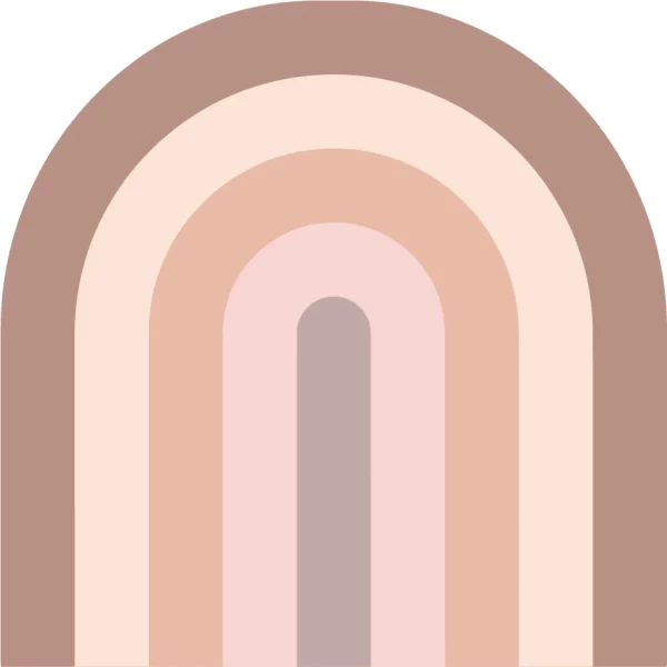 Ginger Monkey Rainbow Arch Wall Mural Earthy | Perth | Babyroad