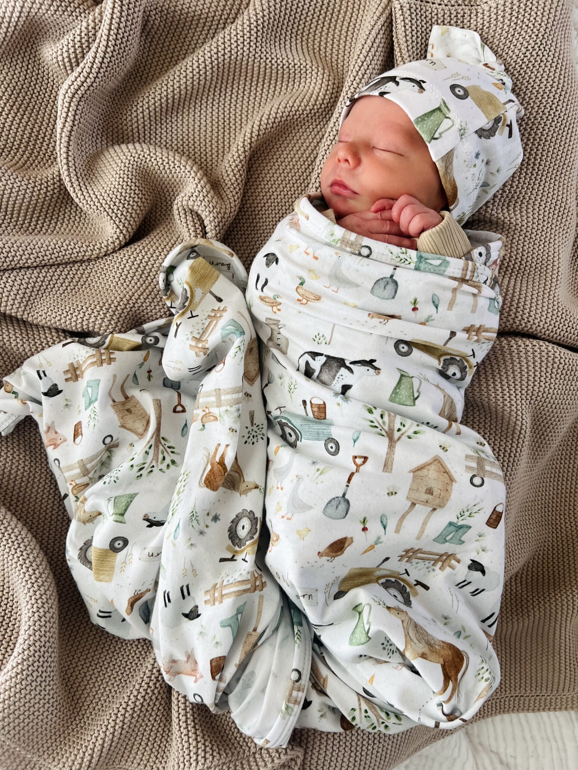 Cuddle Bug & Co Baby Wrap Set Farm Life | Babyroad