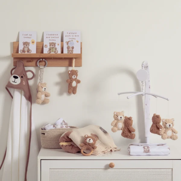 Living Textiles Musical Mobile Set Cuddly Bear | Babyroad