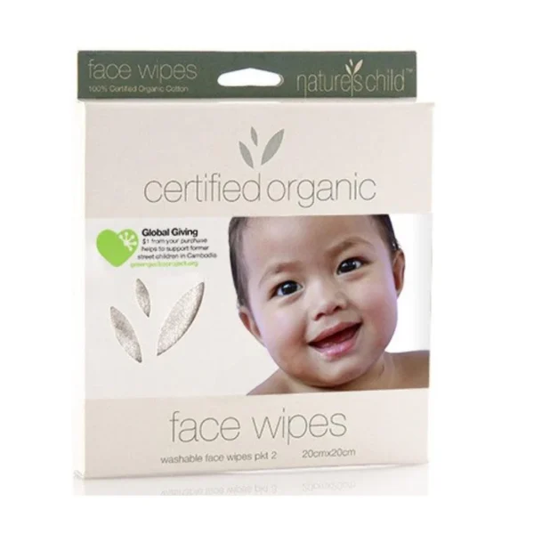 Natures Child Face Wipes 2pk | Babyroad