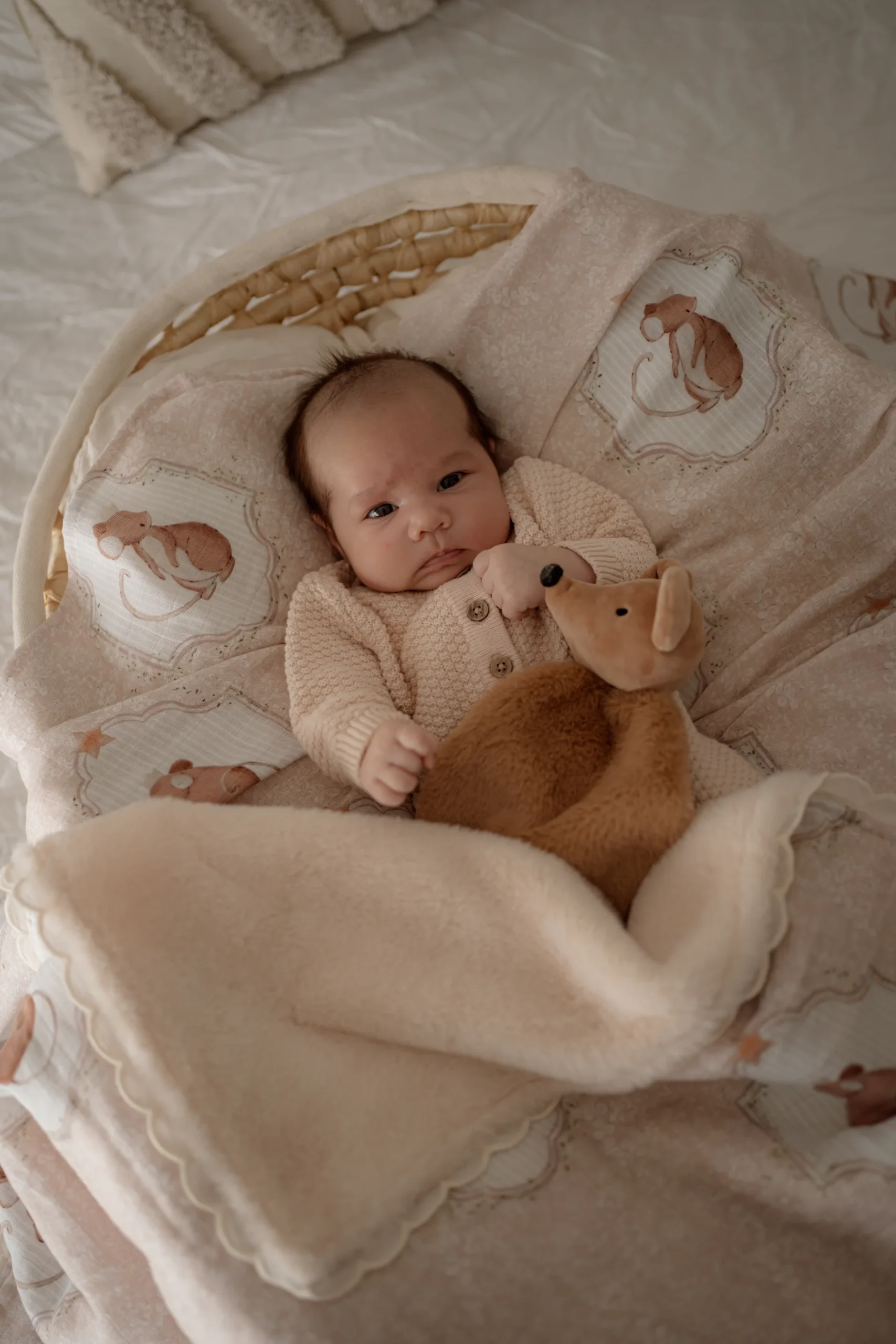 Pop Ya Tot Fur Lined Cot Blanket Sweet Squeak | Perth | Babyroad