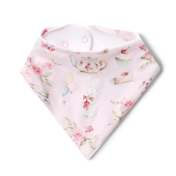 Snuggle Hunny Kids Alice’s Tea Party Organic Dribble Bib | Perth | Babyroad