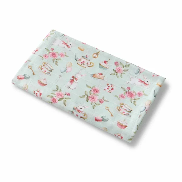 Snuggle Hunny Kids White Rabbit Organic Muslin Wrap | Babyroad
