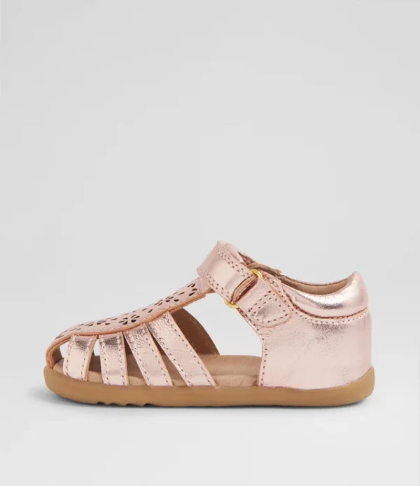 Bobux Step Up Chelsea Infant Rose Gold Leather Sandals | Babyroad