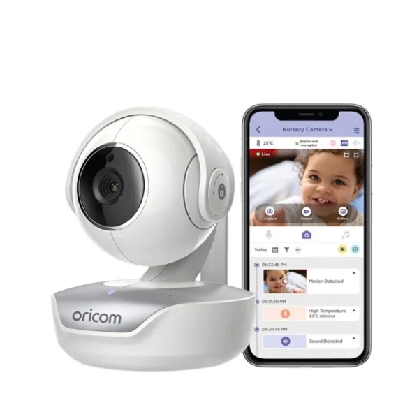 Oricom Smart HD Video Baby Monitor with Motorised Pan-Tilt | Perth ...